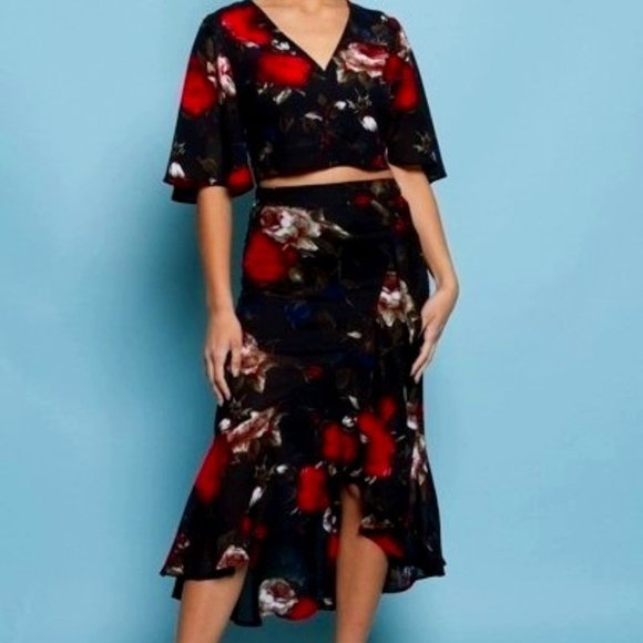 Skirts | 2 Piece Blouse And Skirt Set | Poshmark